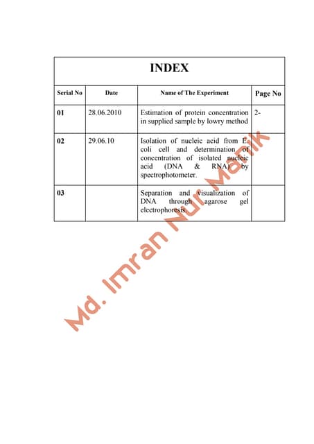 Dna quantification | PDF