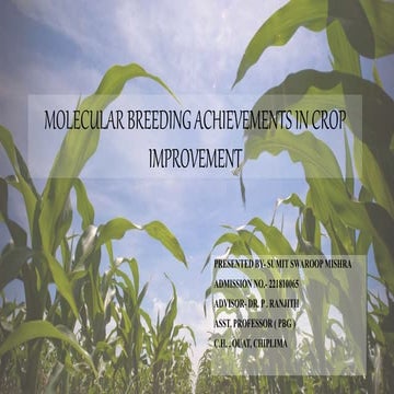 molecular breeding achievement in crop improvement.pptx