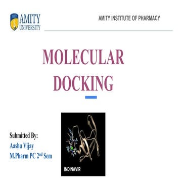 Molecular docking | PPTX
