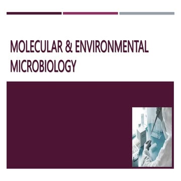 Molecular Environmental Microbiology.ppt
