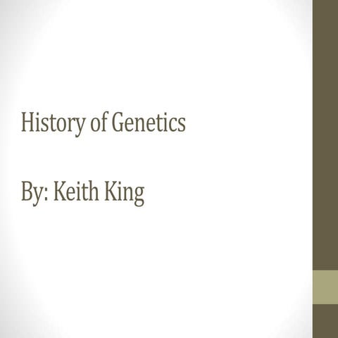 History of genetics | PPTX
