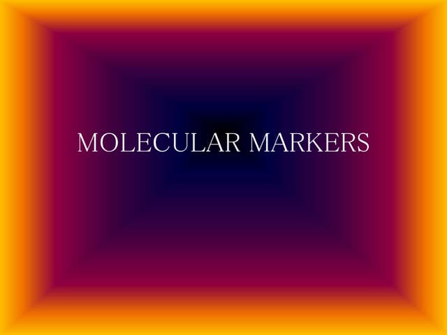 Dominant and codominant markers30nov | PPTX