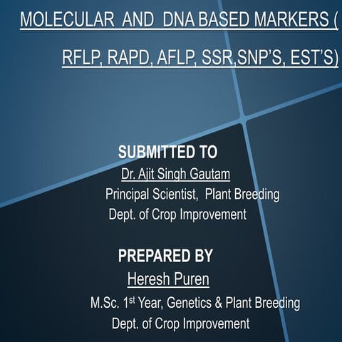 Molecular taxonomy | PPTX