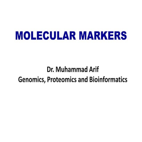 Molecular Markers and Applications-Lecture.pdf