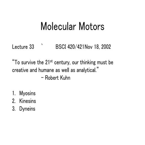 MolecularMotors.ppt