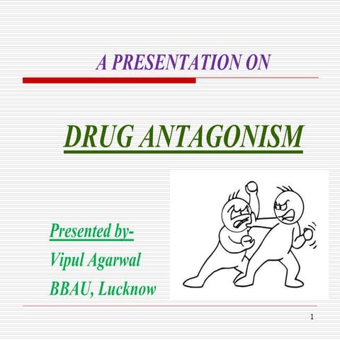 Drug Antagonism and Types. | PPTX