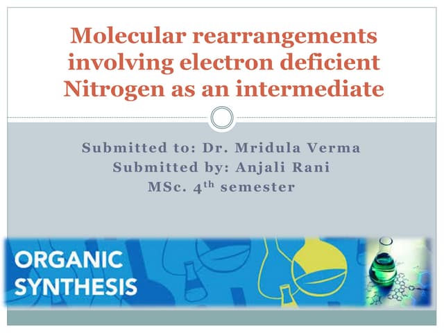 Beckmann rearrangement ppt | PPTX