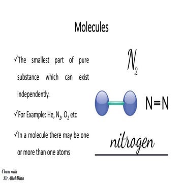 Molecule lec 7 | PPT