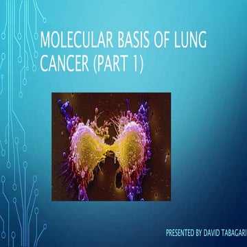 Molecules in lung cancer part 1 | PPT