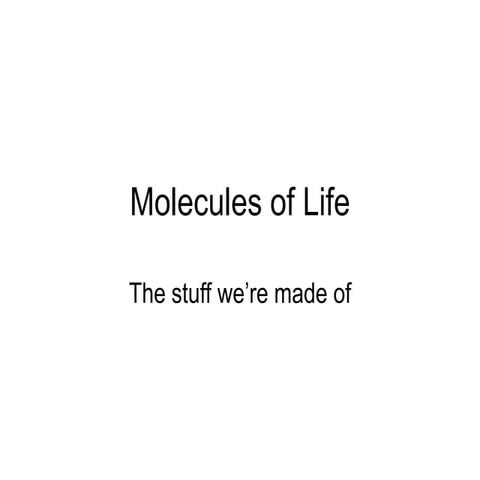moleculesoflife.ppt