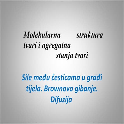 Molekule (1) | PPT