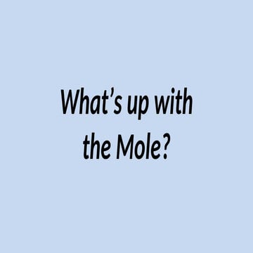 Moles and molar mass | PPTX