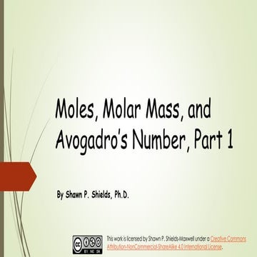 Moles molar mass_avonumb pt1 | PPTX