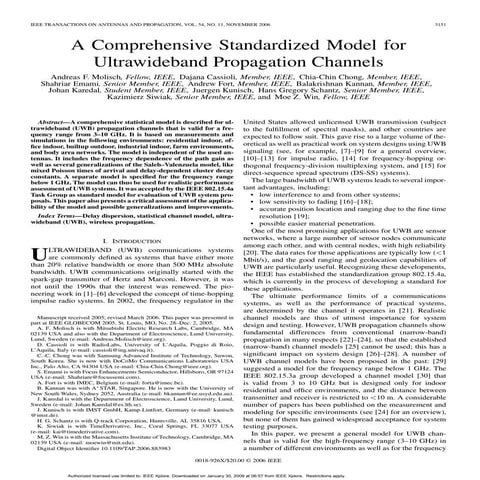 An efficient ultra-wideband digital transceiver for wireless applications on the field ...