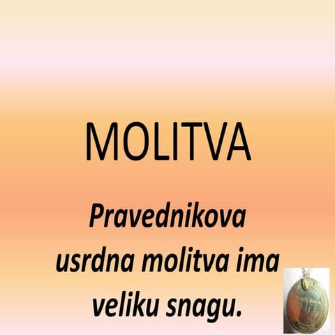 MOLITVA | PPT
