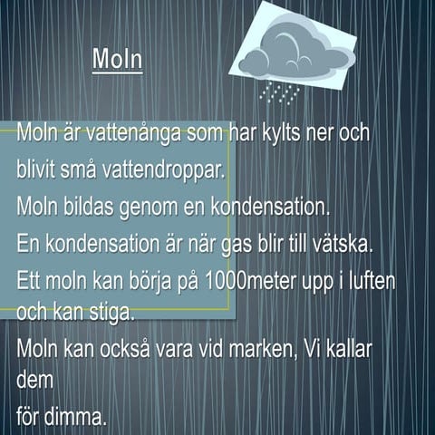 Moln | PPTX