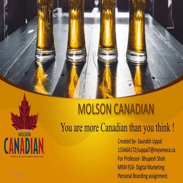 Molson canada campaign | PPT
