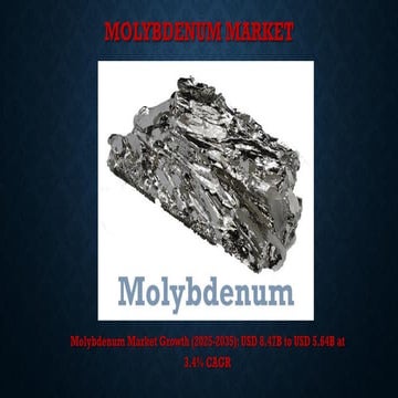 Molybdenum Market Information 2025-2035.pdf