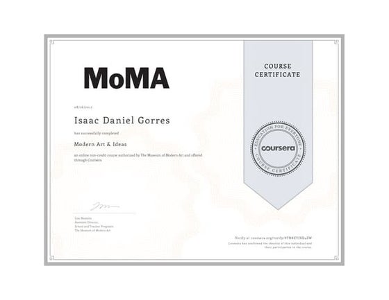 CalArts MOOC Certificate | PPT
