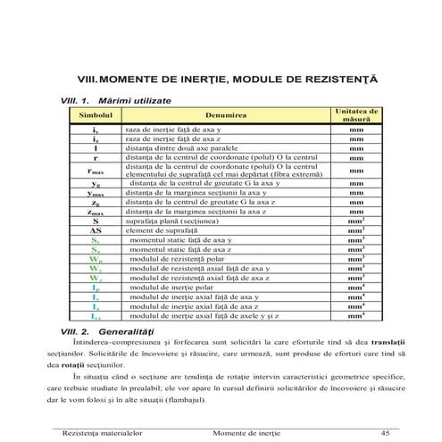 Moment de rezistenta | PDF