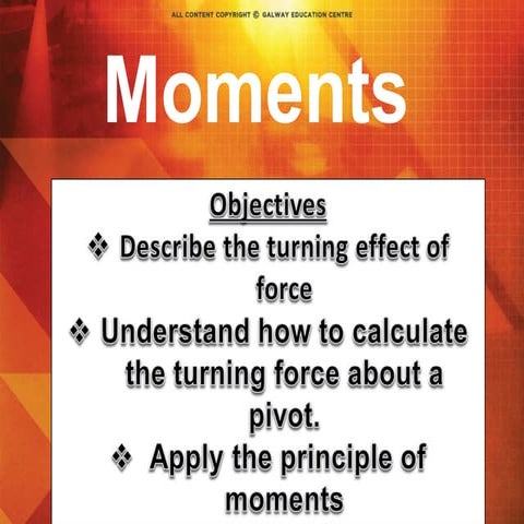 The mechanics of Moments and Levers .ppt