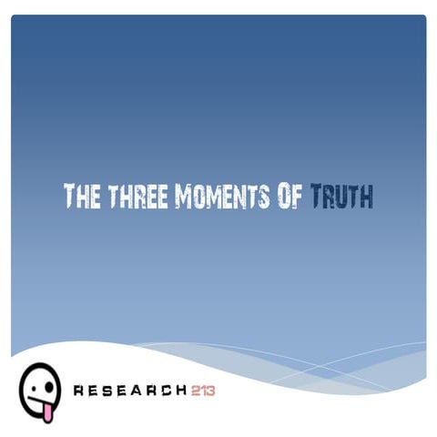 The three moments of truth | PDF