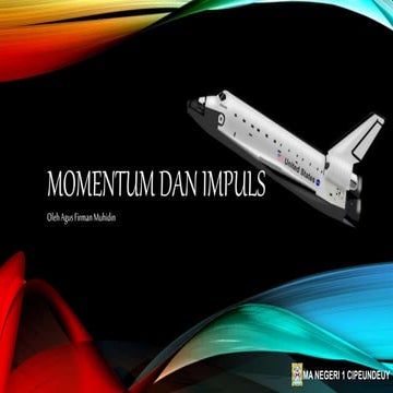 Momentum dan impuls | PPTX