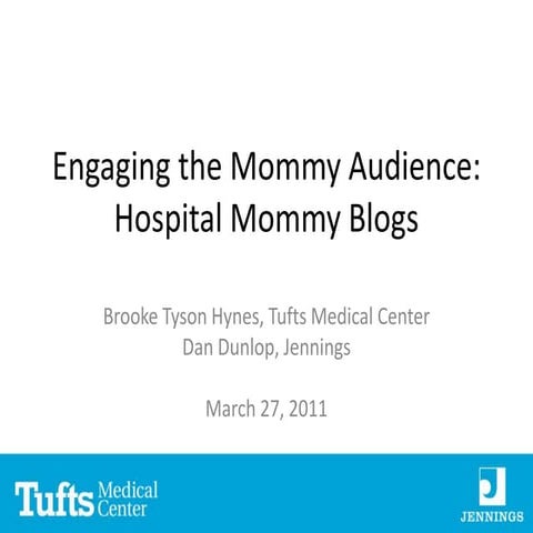 Engaging The Mommy Audience With Mommy Blogs Ppt