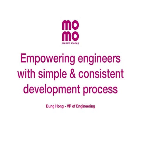 MoMo Kubernetes stack: Empowering engineers with simple & consistent ...