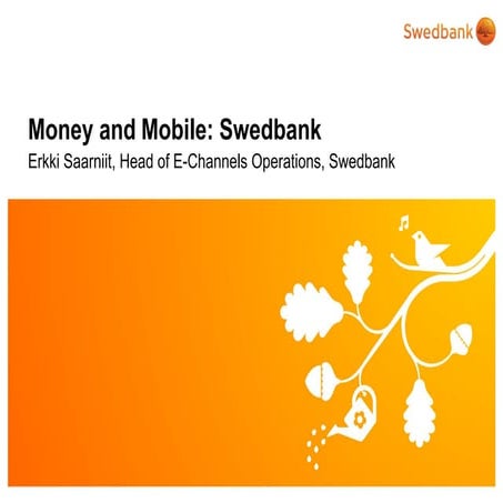 Swedbank - Money & Mobile | PDF