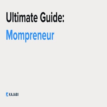 Ultimate Guide Mompreneur | PDF