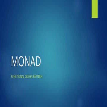 Monad | PPT