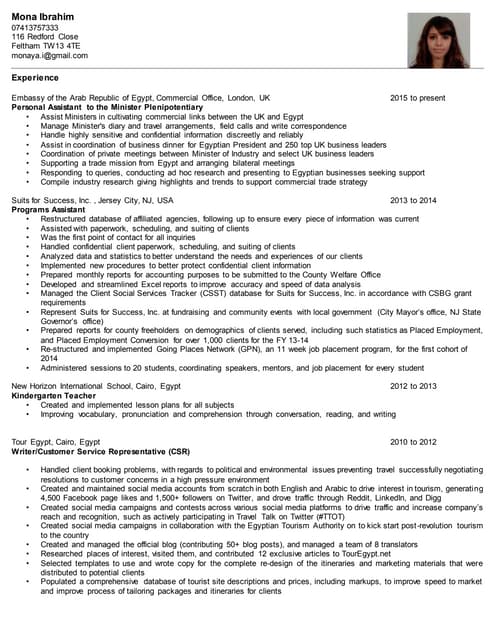 marian's cv | PDF