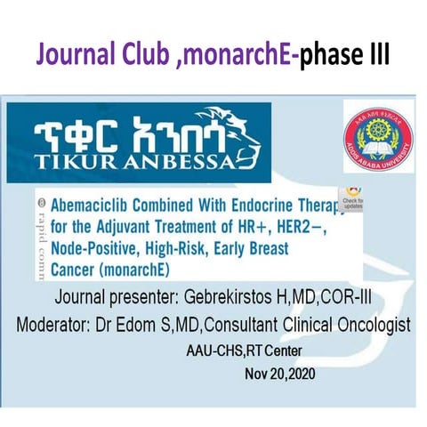 MonarchE Journal Presentation | PPTX