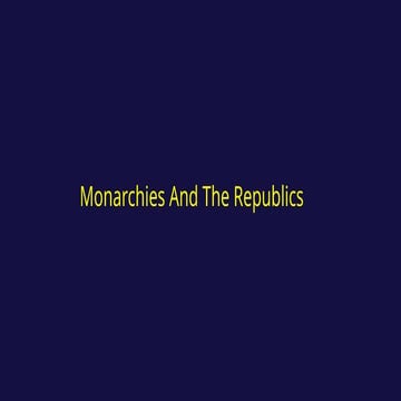 Monarchies and Republics of 600 BCE INDIA | PPTX