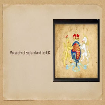 Monarch of the uk | PPT