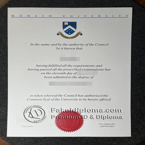 Monash Univeristy degree | PDF