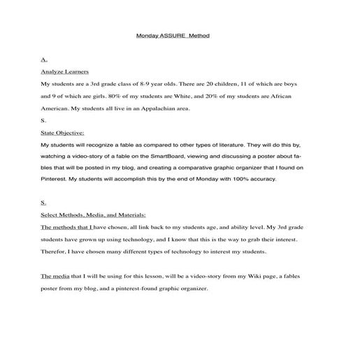 Powerpoint Assignment Example | PPT