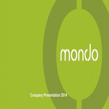 Mondo company presentation_parfetts_020514 | PPT