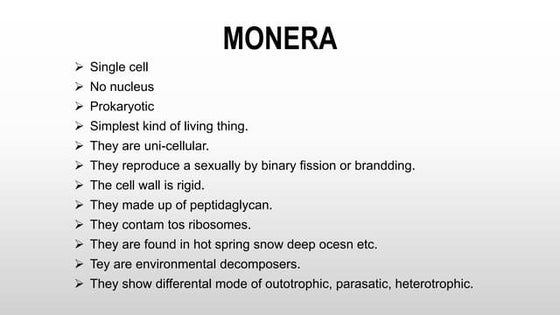 Kingdom monera | PPTX | Biological Sciences | Science