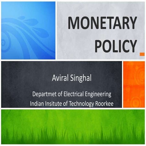Monetary policy | PPTX
