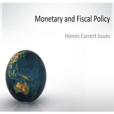 Monetary and fiscal policy notes and debat directions | PPTX | Interest ...