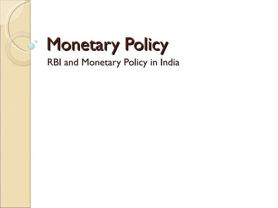 Unit - V Monetary and Fiscal Policy Dr.U.Ramesh.pdf