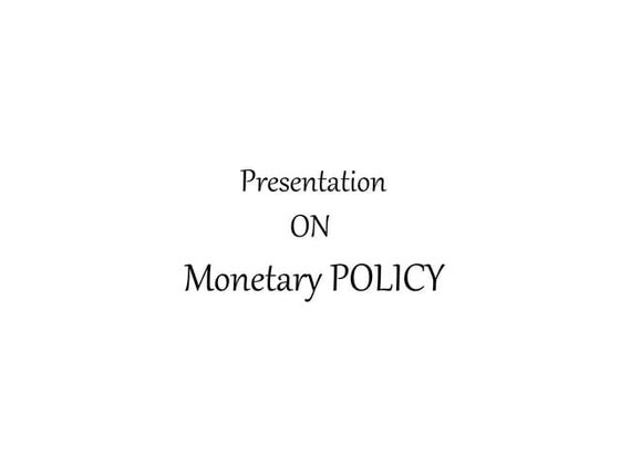 Monetary-Policy-Meaning-and-Objectives-(1).pdf | Consumer Banking ...