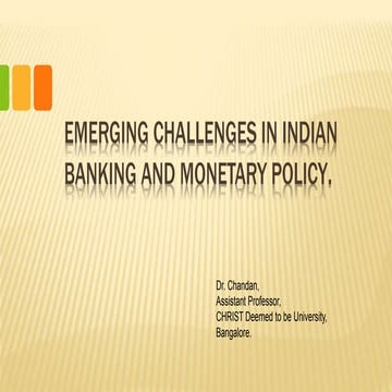 Monetary and fiscal policy of india | PPTX