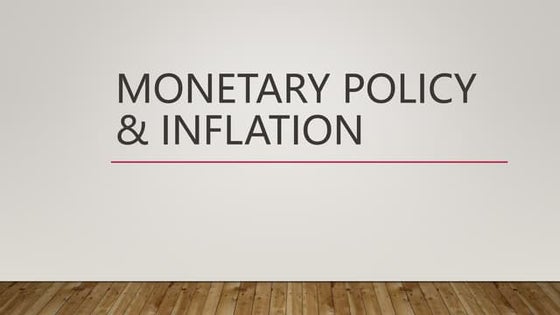 Presentation on Inflation | PPT