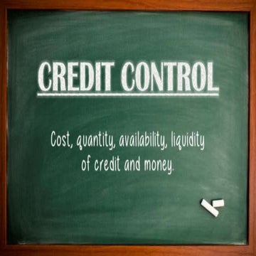 Monetary policy & credit Control RBI | PPTX