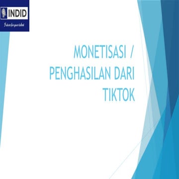 Monetisasi Penghasilan Live Streaming Pada Kreator Pptx