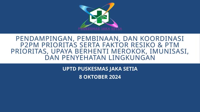 Kelompok 4 Alur kluster 4 pelayanan ILP pada puskesmas | PPTX