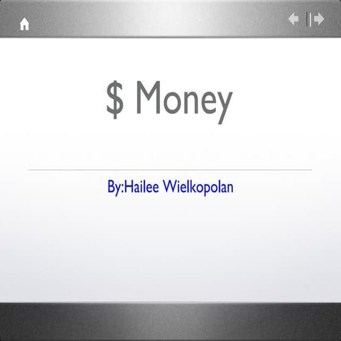 Interactive Money PowerPoint | PPT